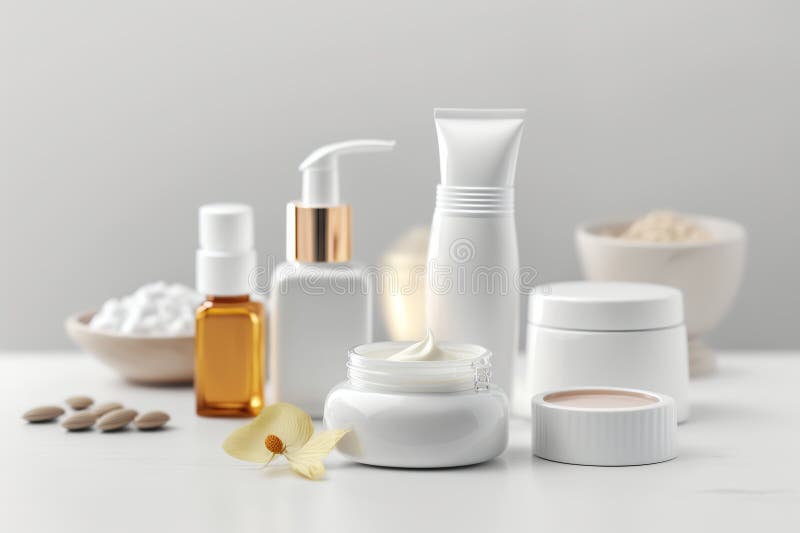 Essential oil spa set stock image. Image of moisturizer - 271342185