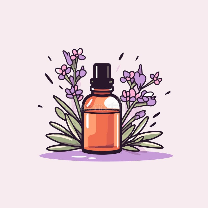 Essential Oil Vector Flat Minimalistic Isolated Illustration Stock ...