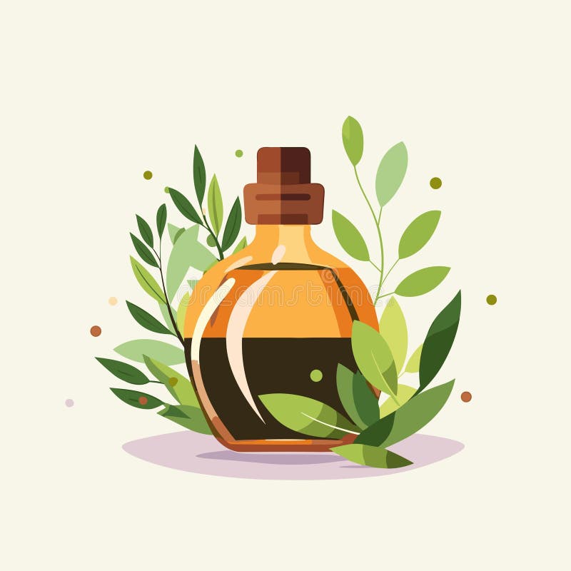 Essential Oil Vector Flat Minimalistic Isolated Illustration Stock ...