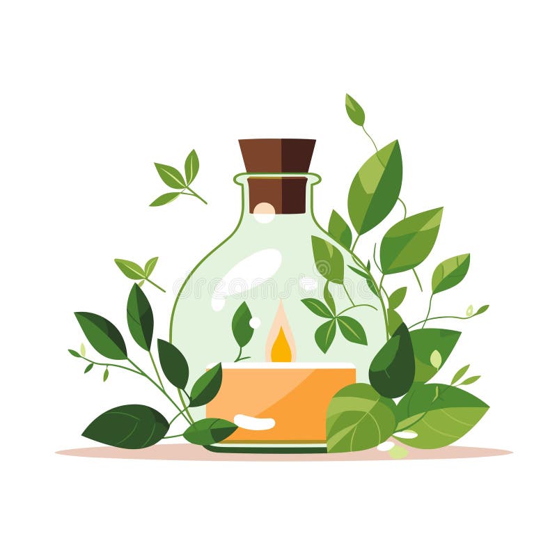 Essential Oil Vector Flat Minimalistic Isolated Illustration Stock ...