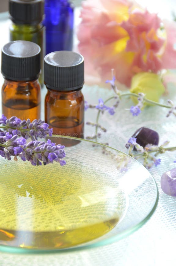 Essential oils stock photo. Image of flowers, massage - 38924114
