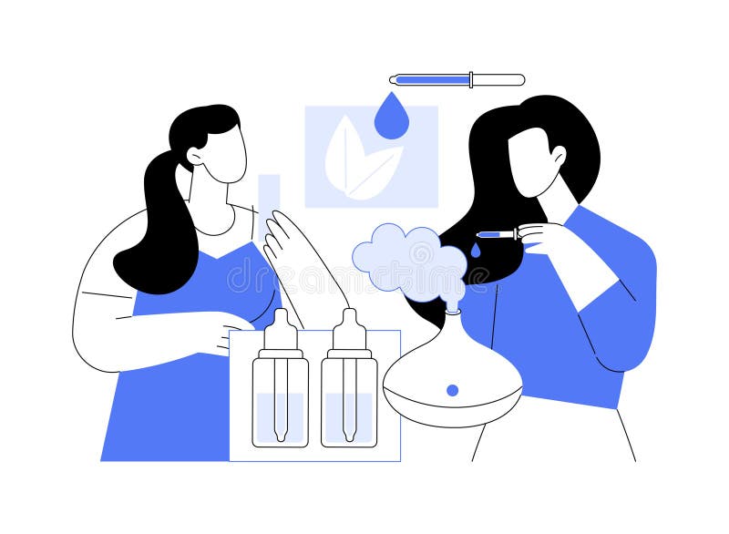 Essential Oils Specialist Isolated Cartoon Vector Illustrations. Stock ...