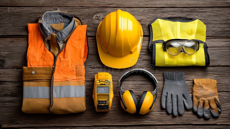 Essential Personal Protective Equipment for Construction Workers Laid ...