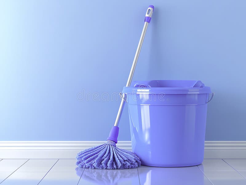 Essential Room Cleaning Tools for a Tidy Home Environment Stock Image ...