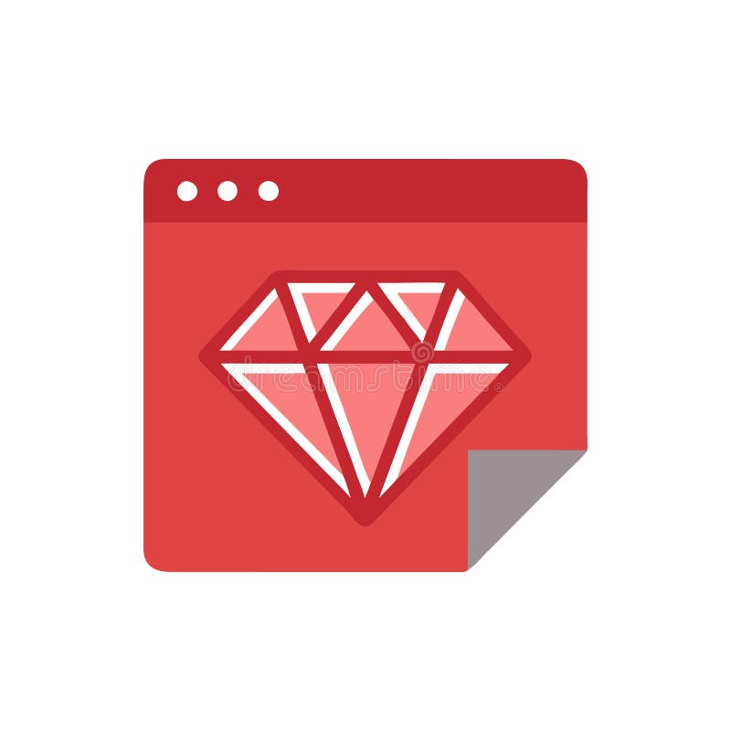 Essential Ruby Code Icon for Developers Stock Image - Illustration of developers, service: 357858577