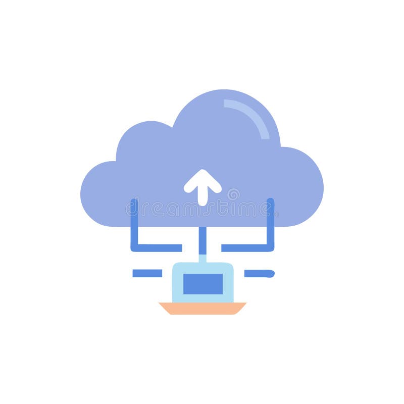 Essential SaaS Icon for Cloud Management Stock Image - Illustration of ...