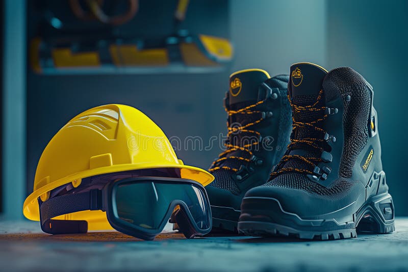 Essential Safety Gear for Construction Stock Illustration ...