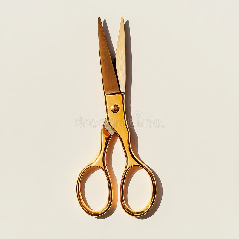 A Pair of Sharp Scissors on White Background Stock Photo - Image of ...