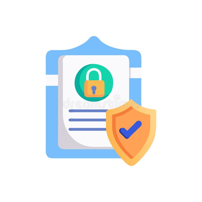 Essential Security Standard Icon for Management Stock Illustration ...