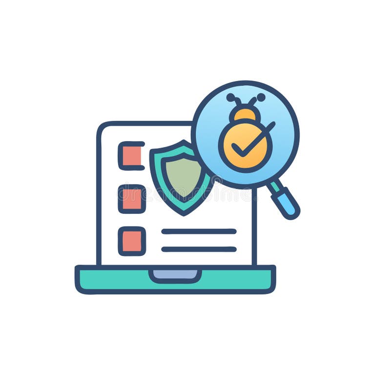 Essential Security Testing Icon for Vulnerability Management Stock ...