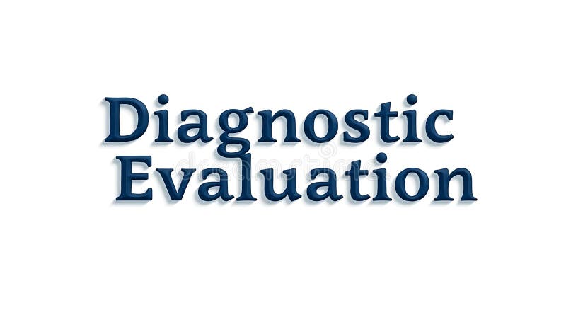 Essential Steps for a Comprehensive Diagnostic Evaluation Process Stock ...
