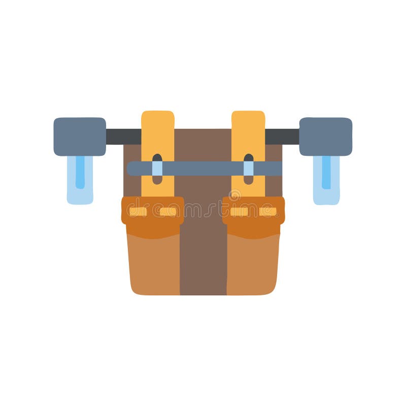 Essential Tool Belt Icon for Handyman Essentials Stock Illustration ...