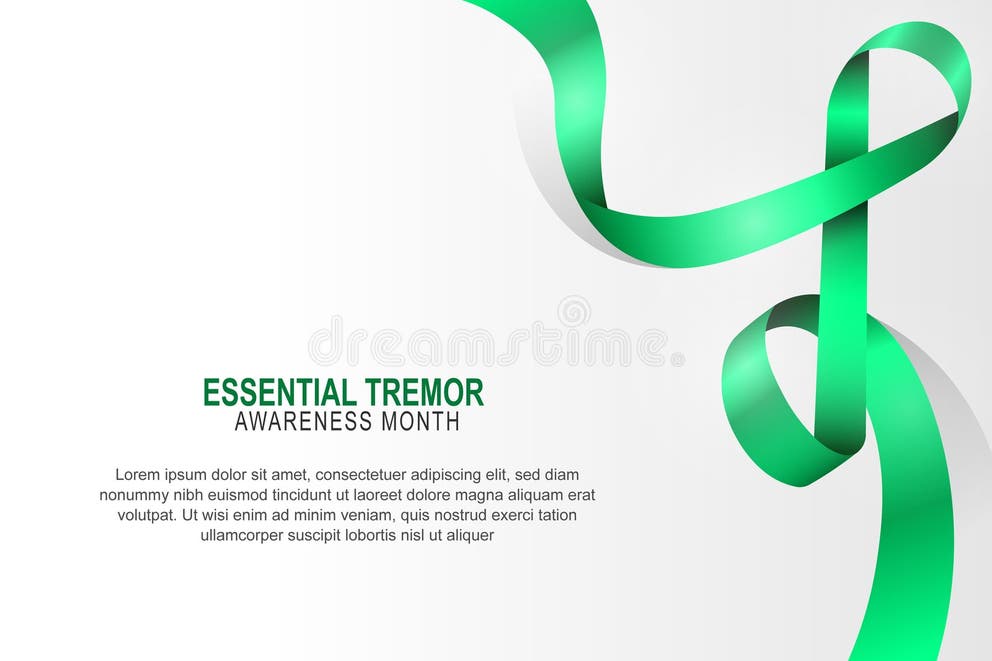 Essential Tremor Awareness Month Background Stock Vector - Illustration ...