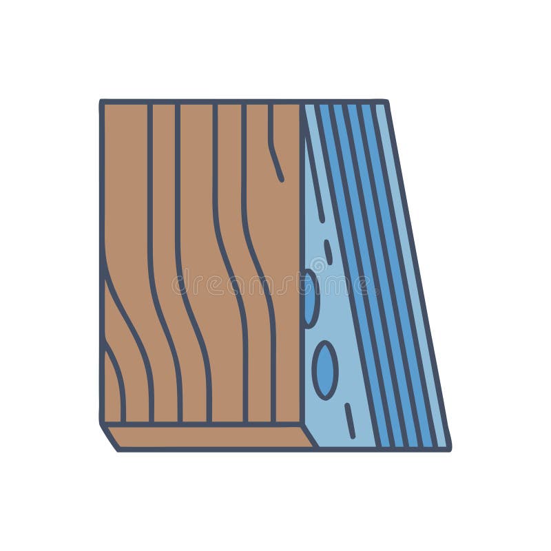 Essential Vinyl Plank Icon for Flooring Stock Vector - Illustration of ...