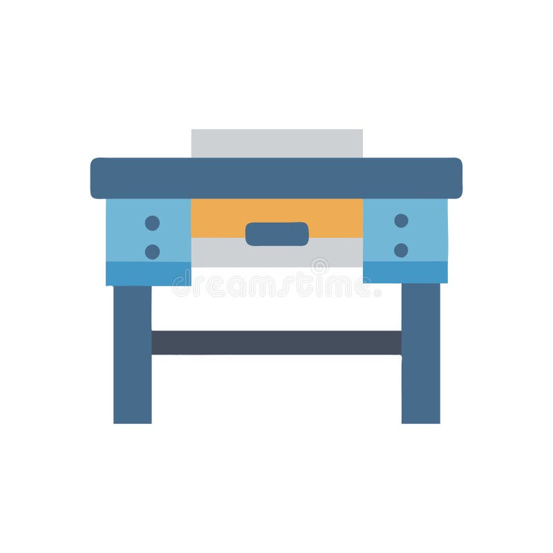Essential Workbench Icon for Workshops Stock Illustration ...