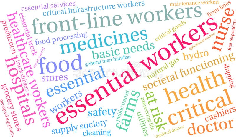 Essential Workers Stock Illustrations – 1,399 Essential Workers Stock ...