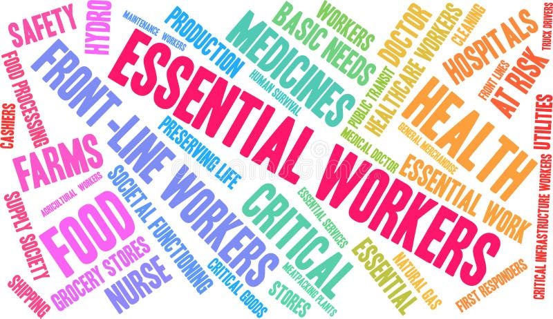 Essential Workers Stock Illustrations – 1,149 Essential Workers Stock ...