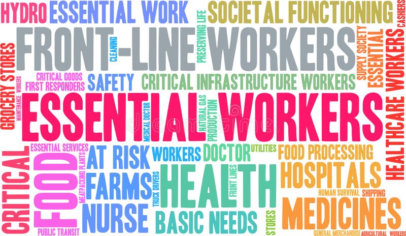 Essential Workers Stock Illustrations – 1,291 Essential Workers Stock ...