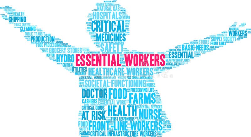 Essential Workers Stock Illustrations – 1,399 Essential Workers Stock ...