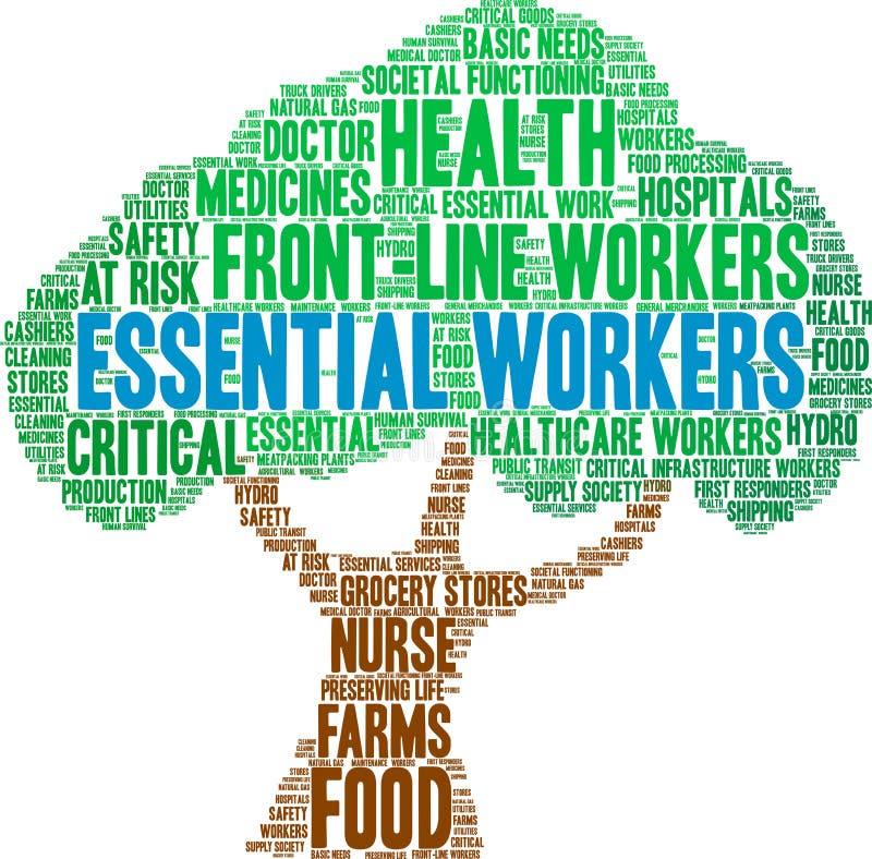 Essential Workers Stock Illustrations – 1,291 Essential Workers Stock ...