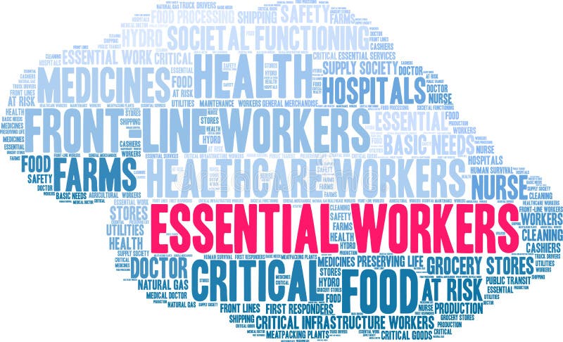 Essential Workers Stock Illustrations – 1,269 Essential Workers Stock ...