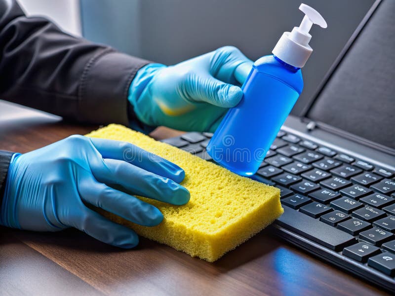 Essential Workplace Sanitation Effective Computer Keyboard Disinfection ...