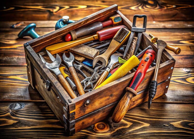 Essential Workshop Tools a Comprehensive Collection for Any DIY Project or Repair Task Stock ...