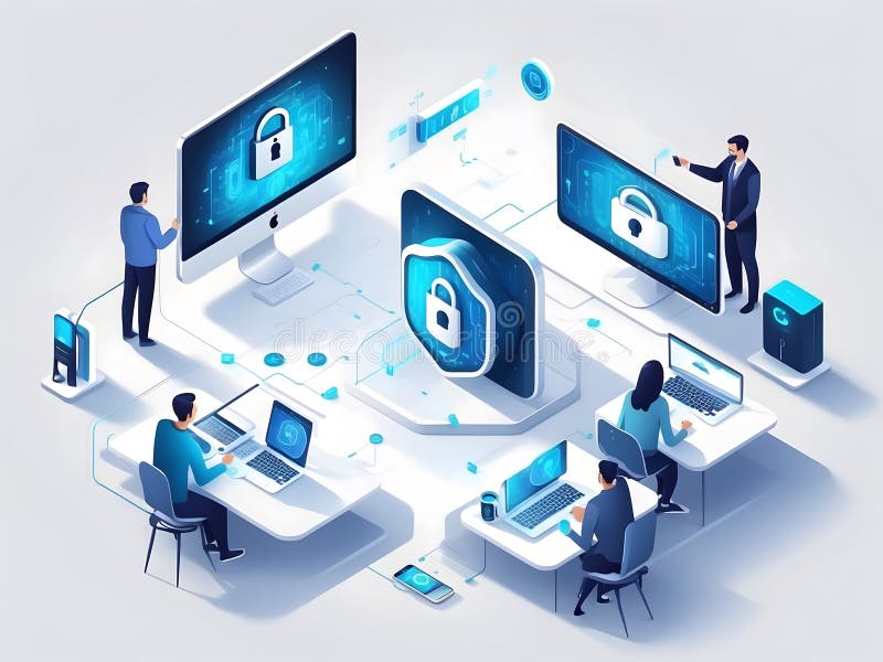 The Essentials of Data Privacy Stock Photo - Image of communication ...