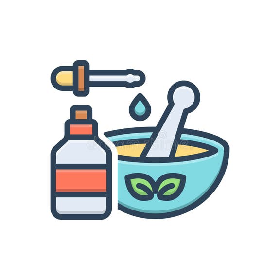 Color Illustration Icon for Essentials, Necessary and Natural Stock ...