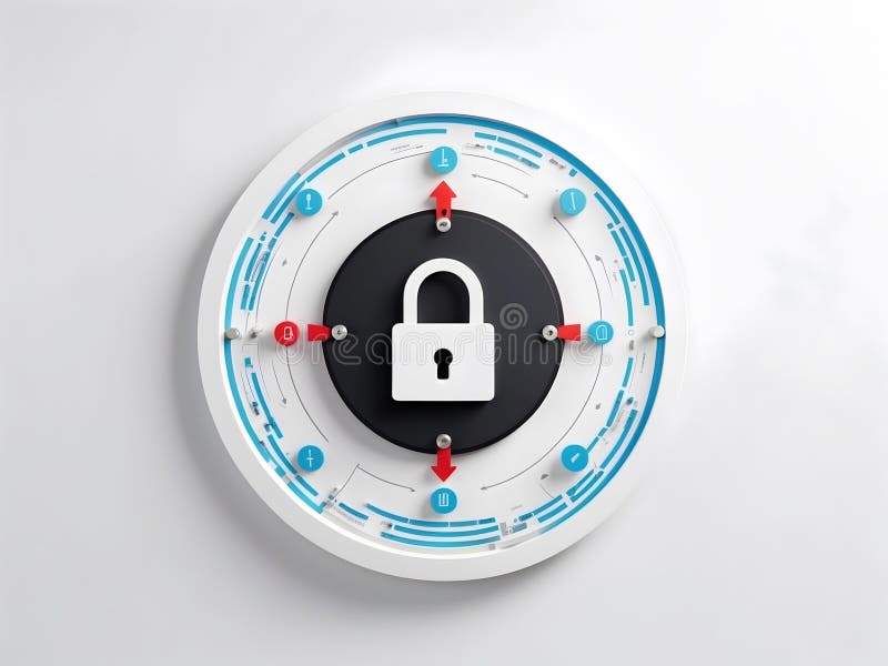 Essentials of Shielding Data Privacy Stock Photo - Image of safe ...