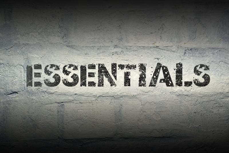 Essentials WORD GR stock image. Image of wall, core, stencil - 87374361