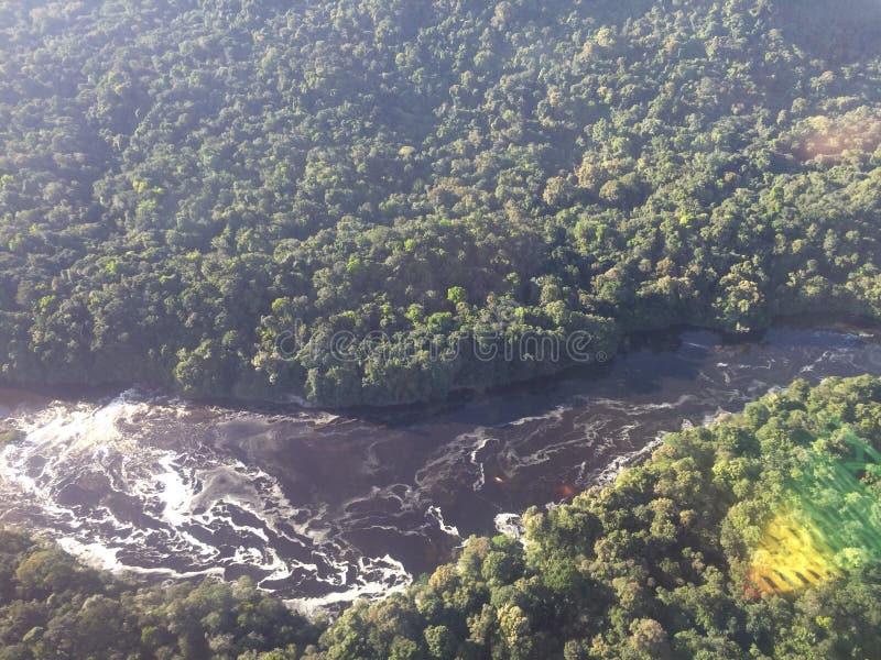 Essequibo river Guyana stock image. Image of guyana, overhead - 92077395