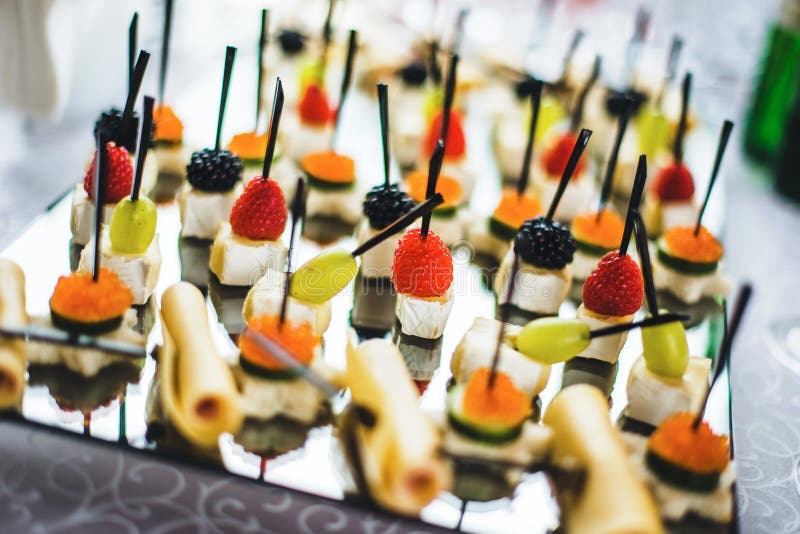 ?essert with Marshmallow and Berries Stock Image - Image of ...