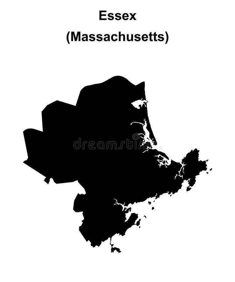 Essex outline map stock vector. Illustration of boundary - 361604672