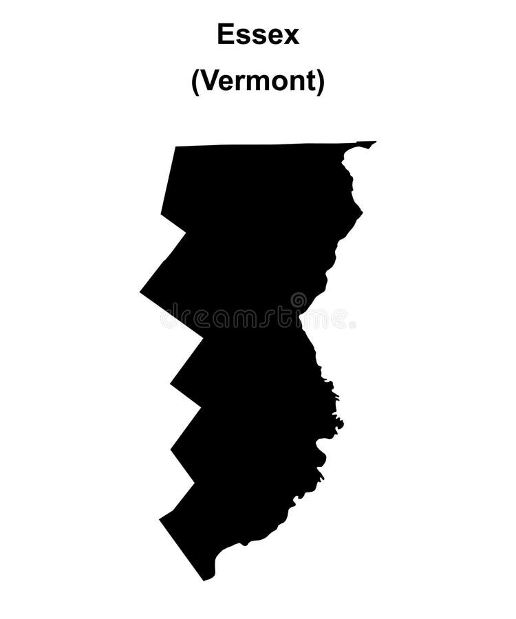Essex outline map stock vector. Illustration of vector - 361874047