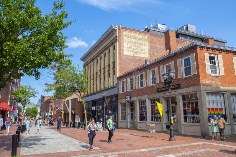 Essex Street Salem Massachusetts Usa Editorial Stock Image Image Of City Culture 194525834