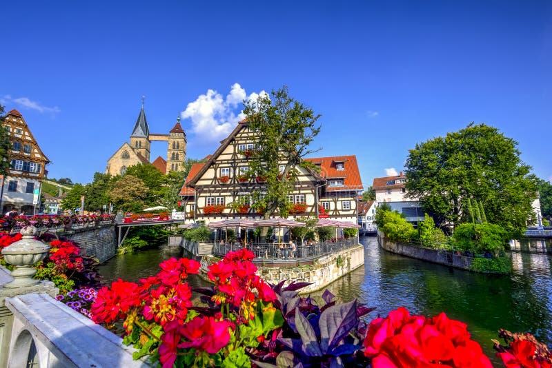 Esslingen Neckar, Baden Wurttemberg, Alemania Foto de archivo - Imagen ...