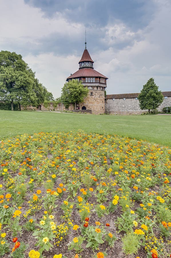 Esslingen am Neckar Castle S Big Tower, Germany Stock Photo - Image of ...