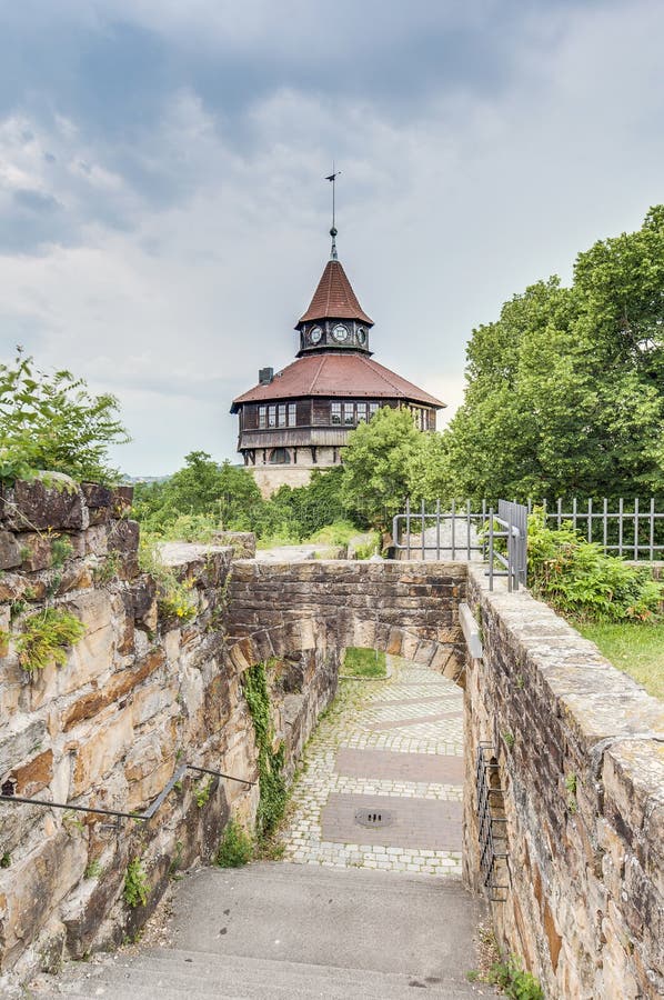 Esslingen am Neckar Castle S Big Tower, Germany Stock Photo - Image of ...