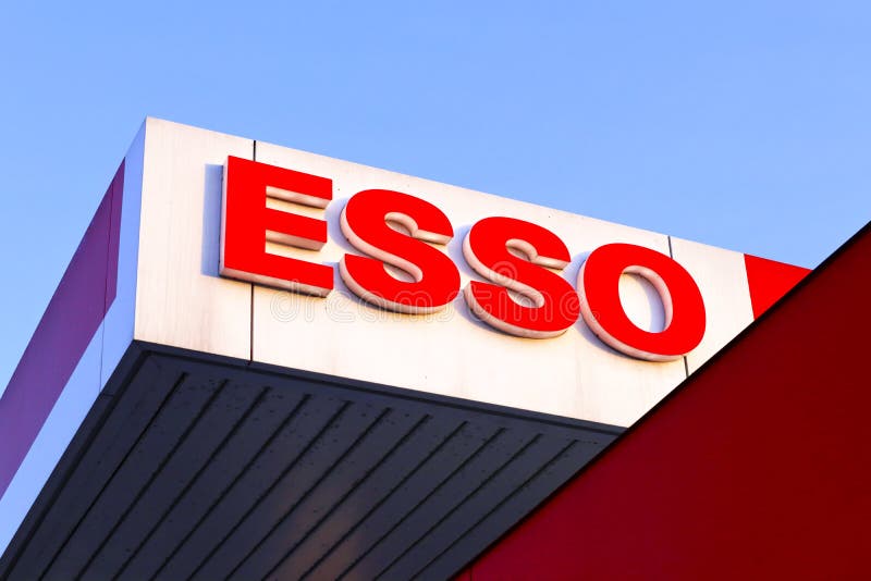 ESSO Gas Station. ESSO is a Brand of ExxonMobil Editorial Photography ...