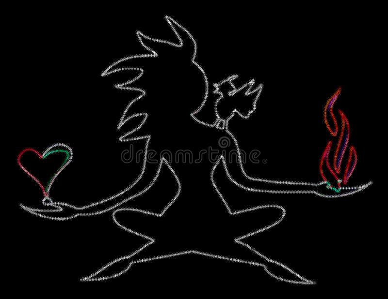 Está lujuria o pasión stock de ilustración. Ilustración de lujuria ...