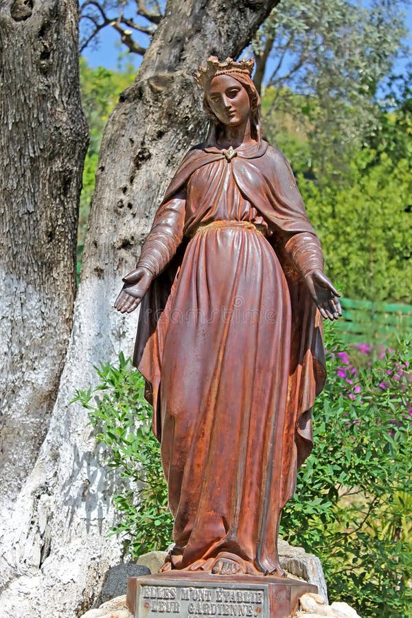 Estátua Da Virgem Maria, Turquia Imagem de Stock - Imagem de izmir ...