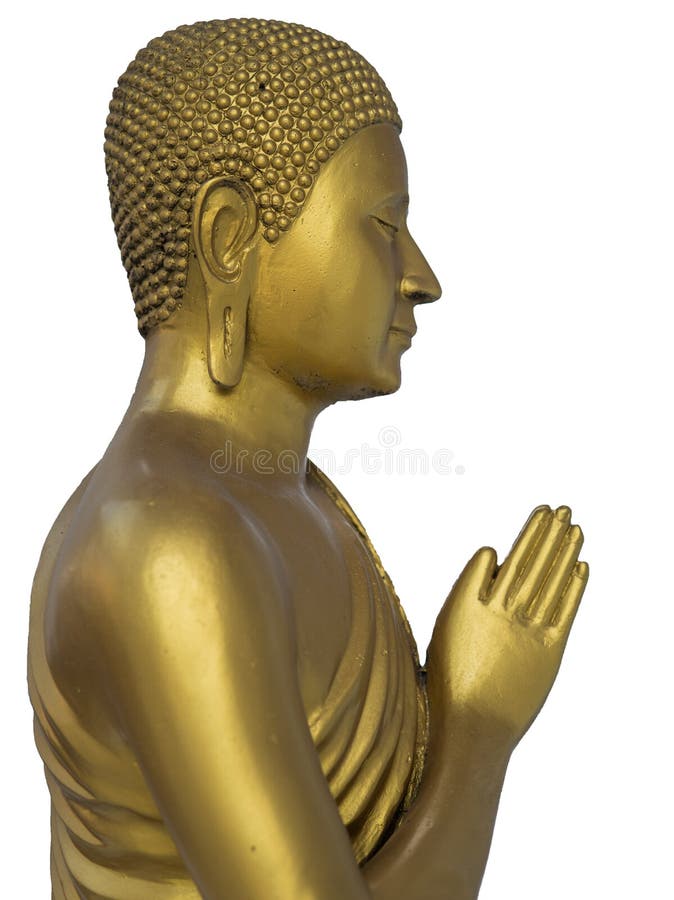 Estátua Dourada Da Buda, Buddha Gordo Foto de Stock - Imagem de velho ...