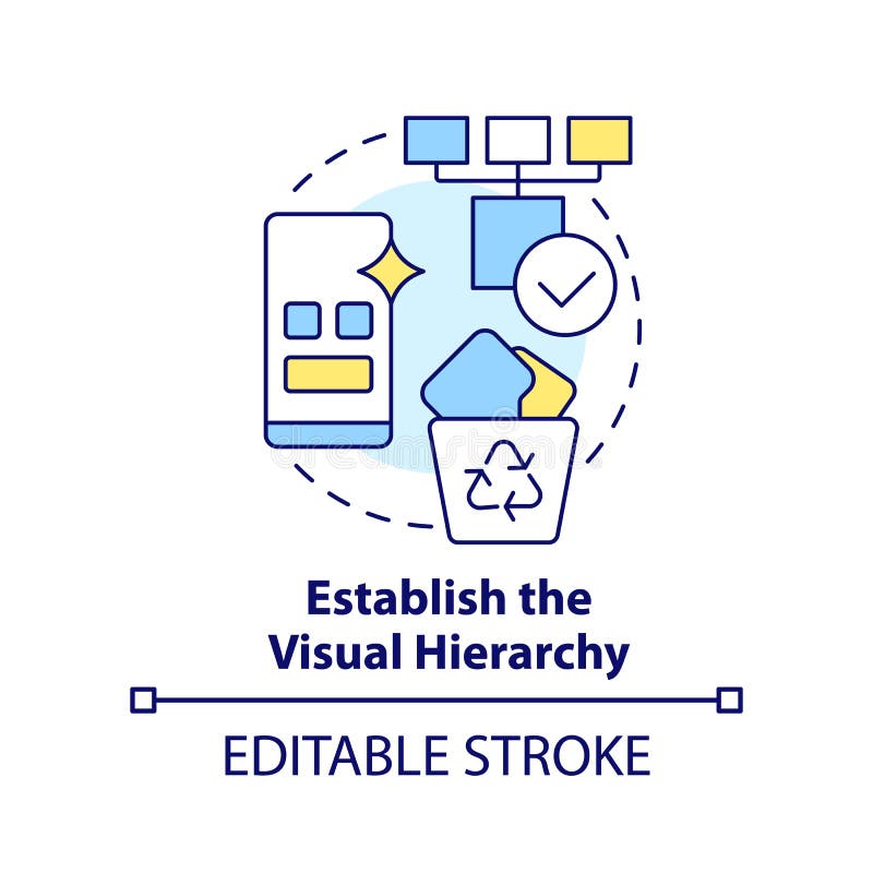 Visual Hierarchy in UX Loop Concept Icon Stock Vector - Illustration of ... Visual Hierarchy in UX Loop Concept Icon Stock Vector - Illustration of ...