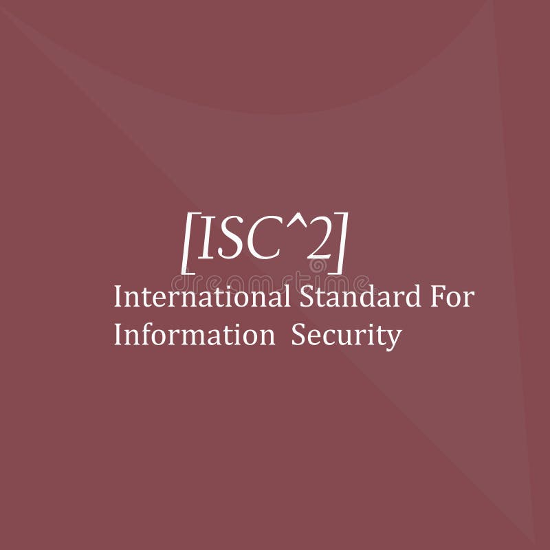 Isc2 Typography Stock Illustrations – 2 Isc2 Typography Stock ...