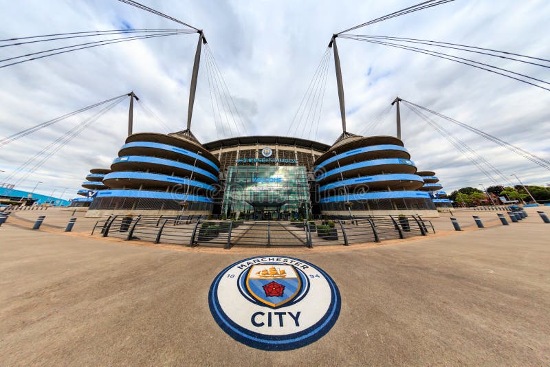 Estadio de Manchester City imagen de archivo editorial. Imagen de meta ...