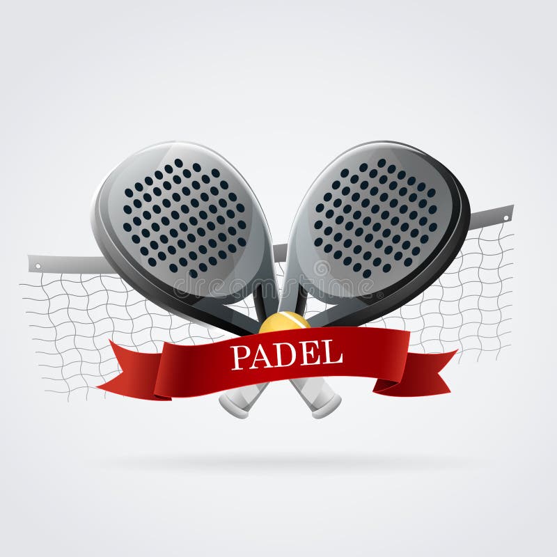 Símbolo Del Jugador De Padel Ilustración del Vector - Ilustración de ...