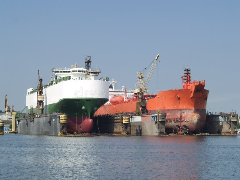 Estaleiro foto de stock. Imagem de reparo, barco, shipbuilding - 19627468