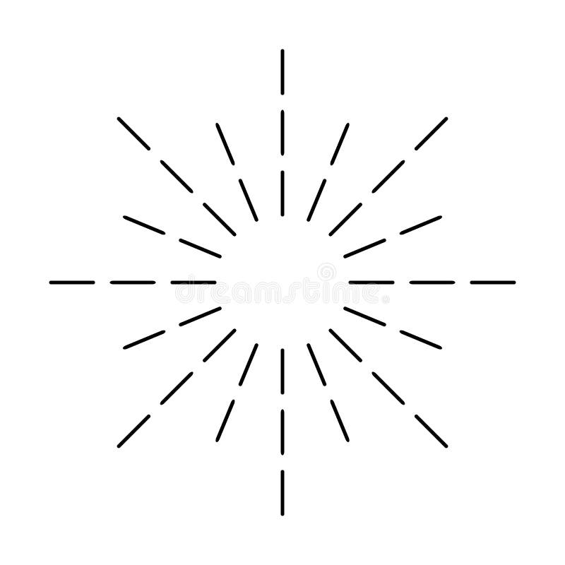 Estallar El Icono Ligero Del Vector Ilustración del Vector ...