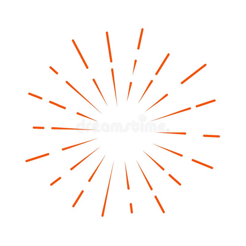 Estallar El Icono Ligero Del Vector Ilustración del Vector ...